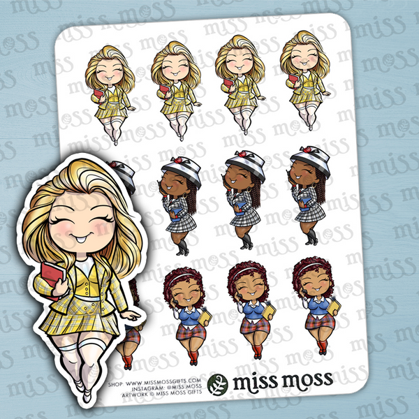 Clueless Vinyl Sticker Sampler – Miss Moss Gifts