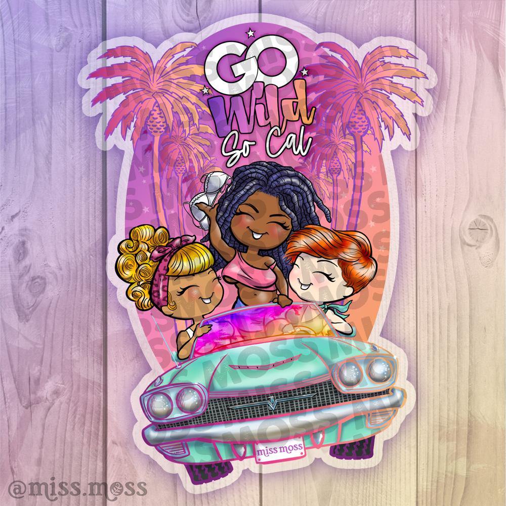 GOWild So Cal Waterproof Vinyl Decal – Miss Moss Gifts